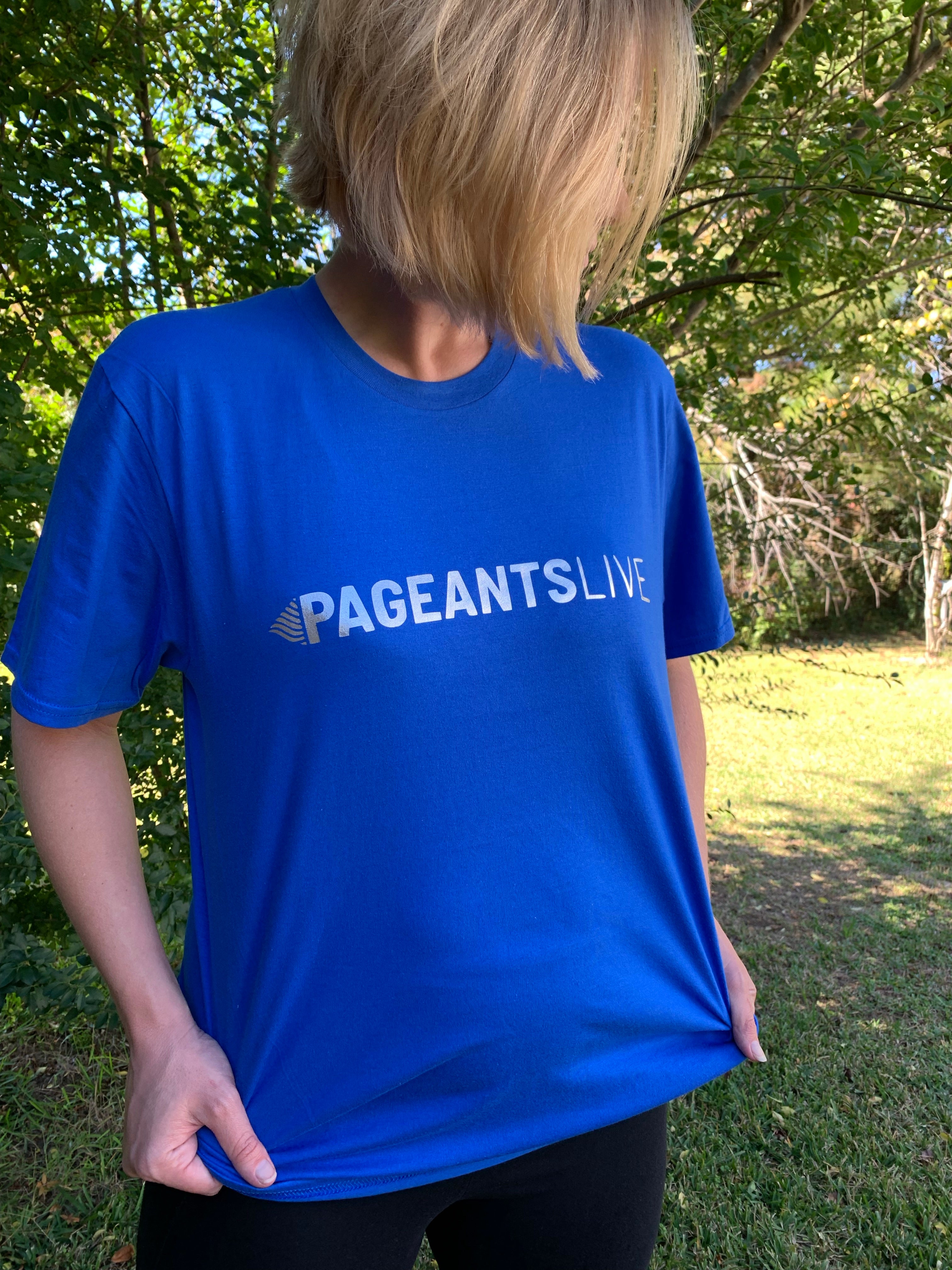 Blue Pageants Live Short Sleeve – Pageants Live Boutique